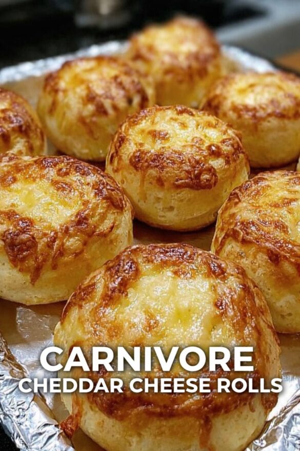 Carnivore Cheddar Cheese Rolls - BestRecipes